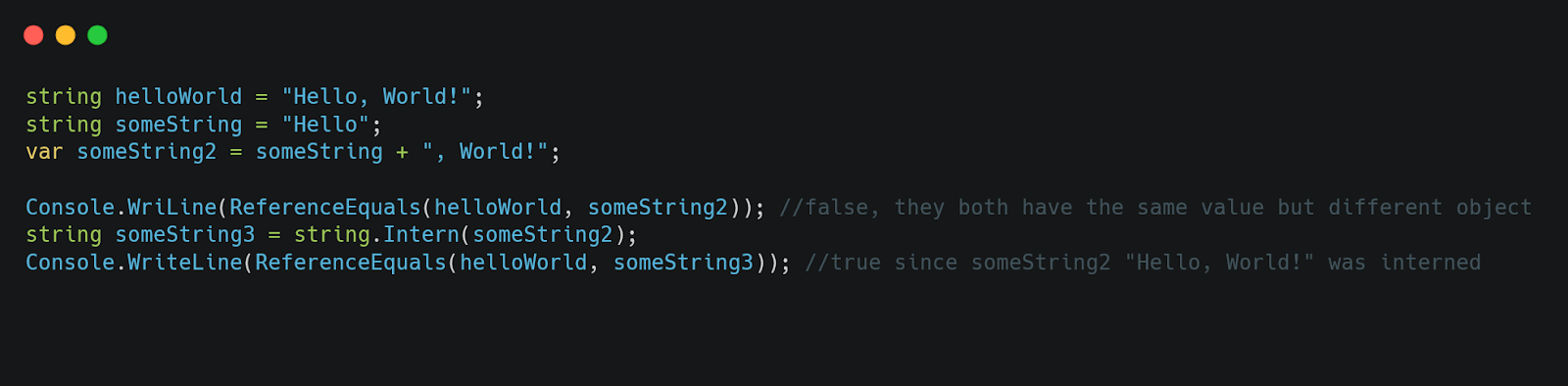 How string works in c# | Careers Saigon Technology